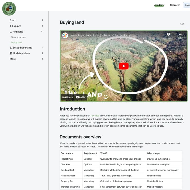 Support Project Kamp 💪